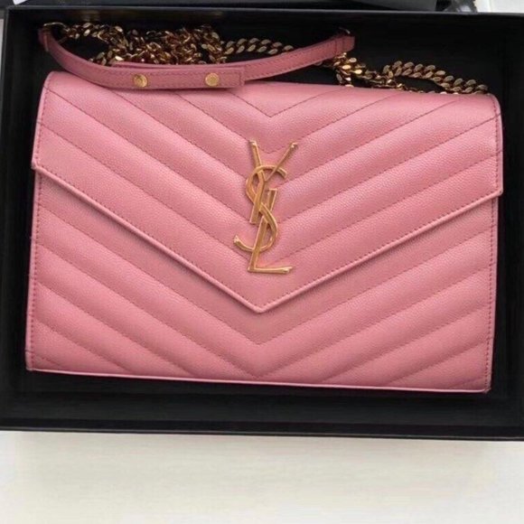 Ysl Rose Handbag Purses | semashow.com